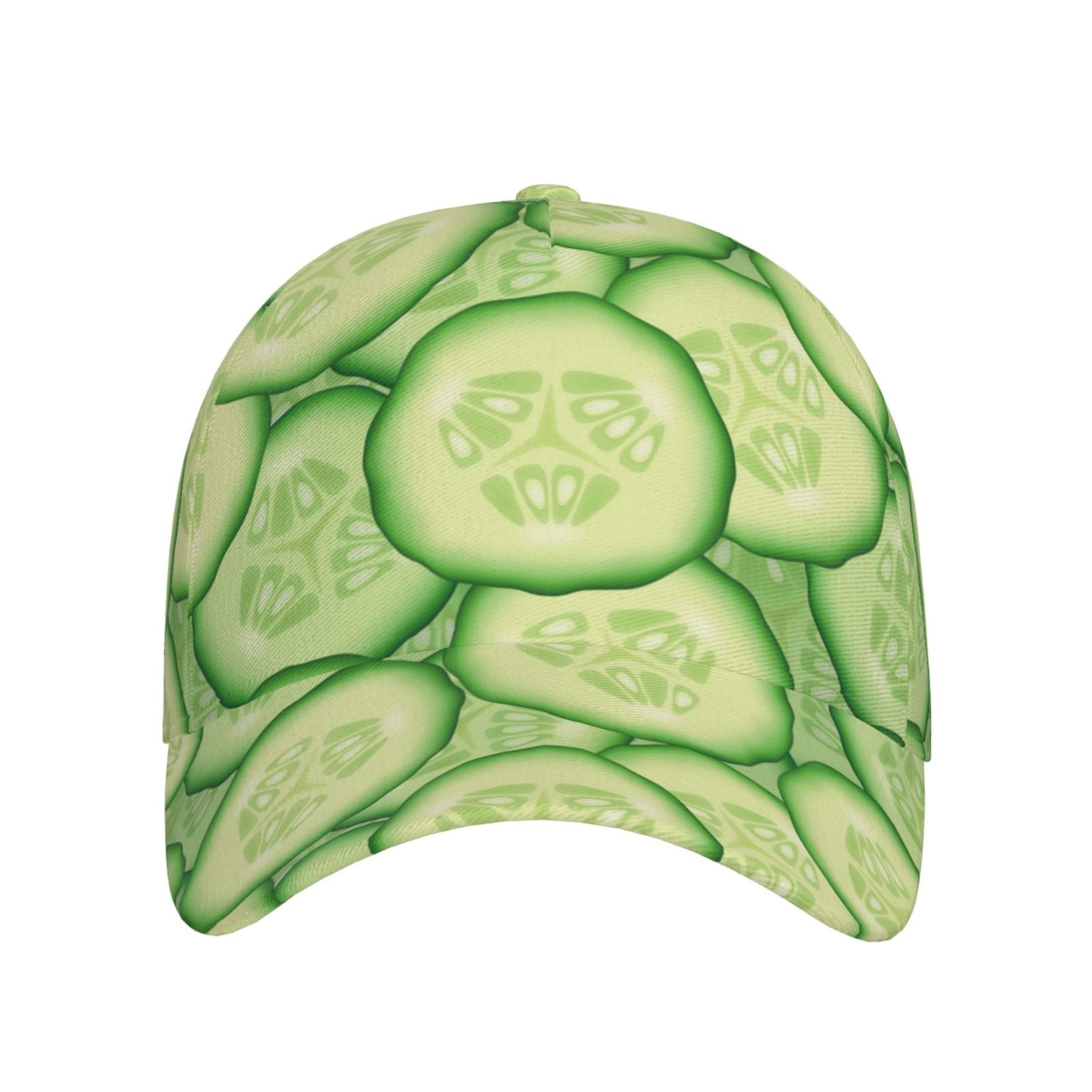 Baseball Cap, Cucumber Pattern Funny Trucker Hats Women Dad Hat For ...