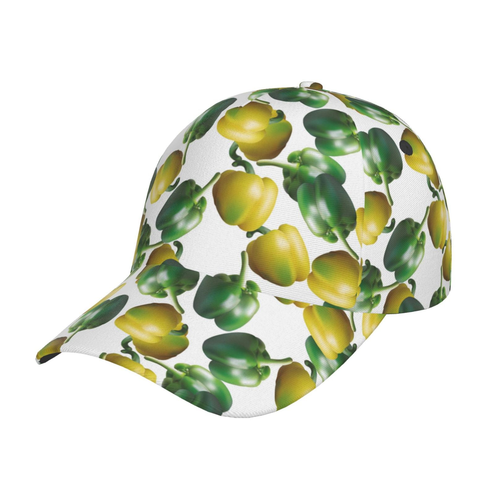 Baseball Cap, Cute Bell Pepper Print Hats For Men Women Low Profile ...