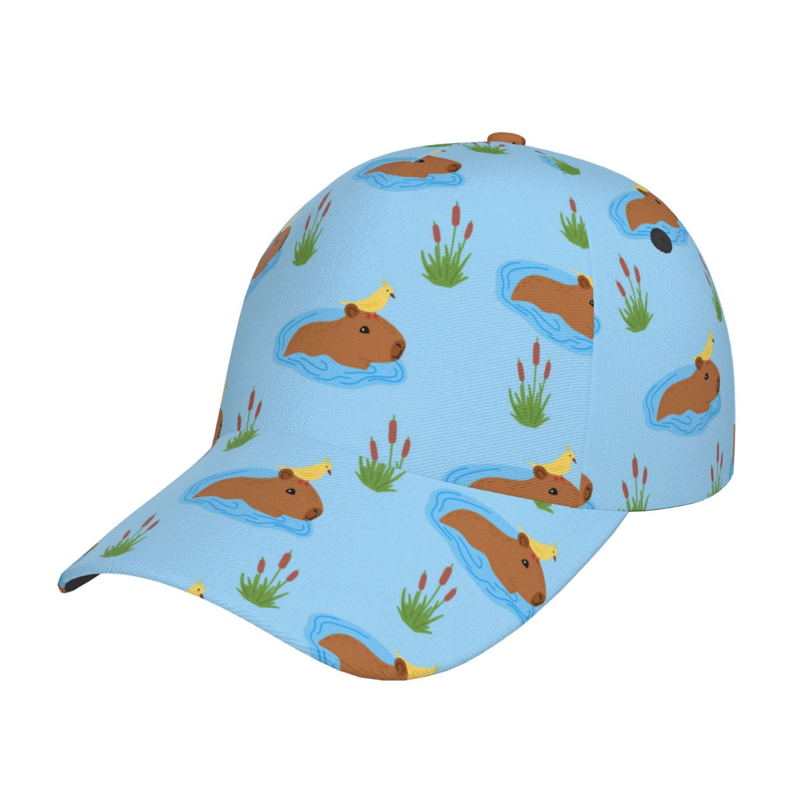 Baseball Cap, Cute Capybaras Bird Hats For Men Women Low Profile ...