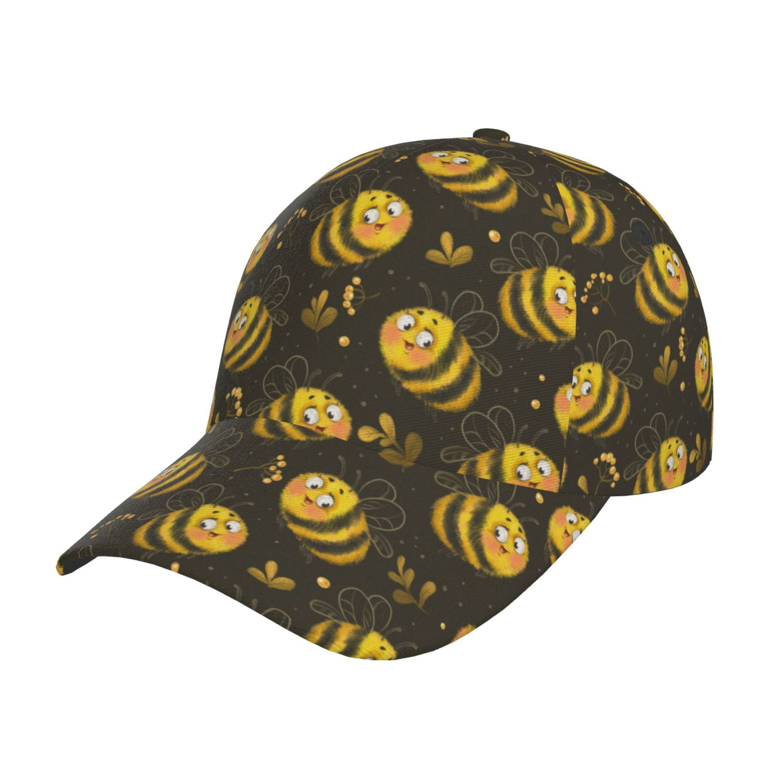 Baseball Cap, Cute Cartoon Bees Hats For Men Women Low Profile Classic ...