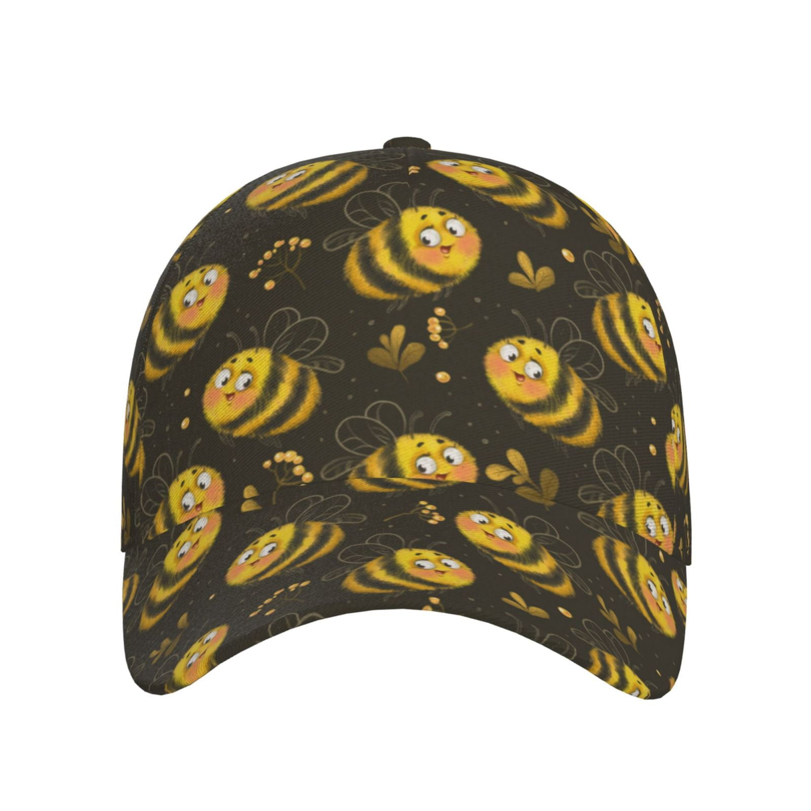 Baseball Cap, Cute Cartoon Bees Trucker Hats Women Dad Hat For Workouts ...