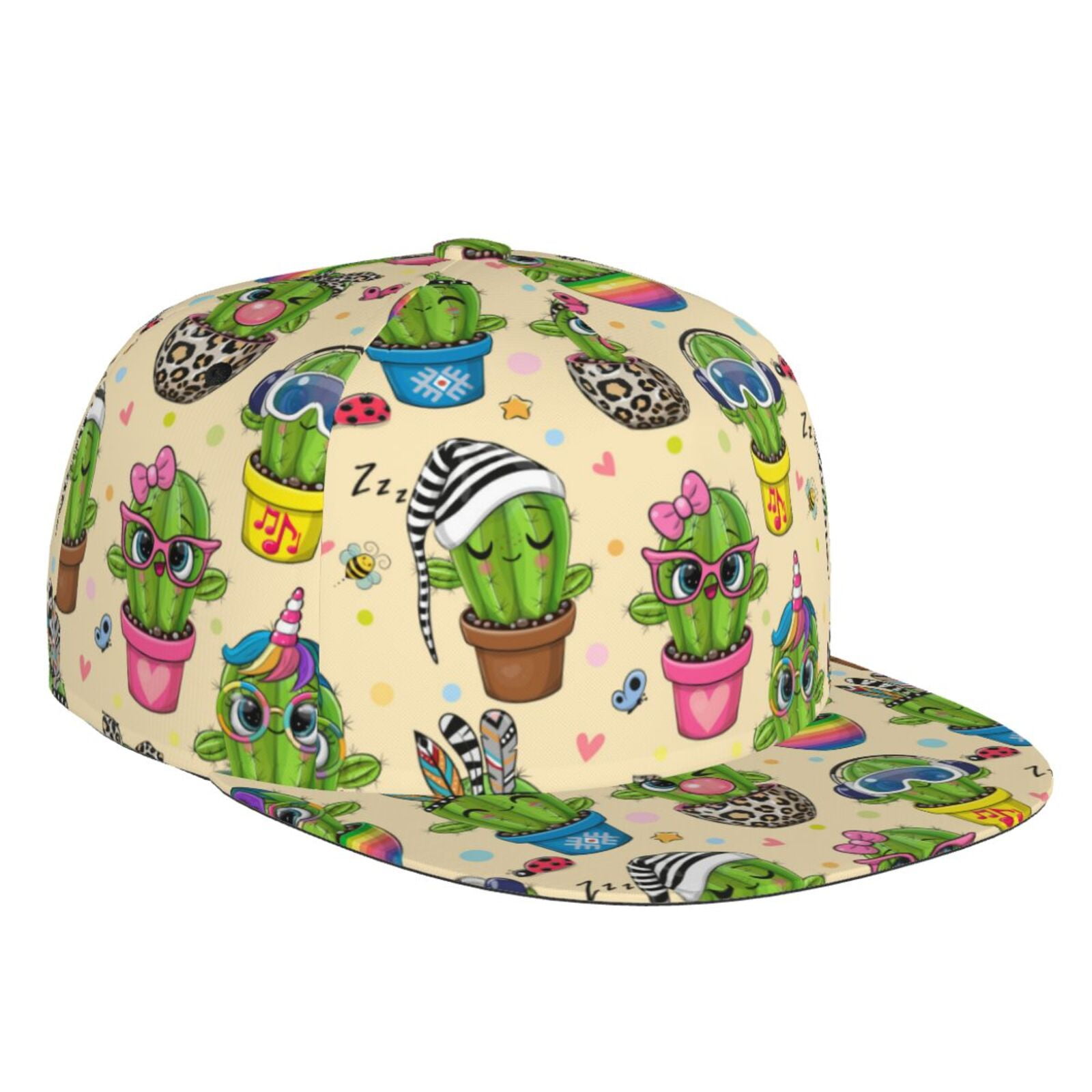 Baseball Cap - Cute Cartoon Cactus Hats for Men/Women Low Profile ...