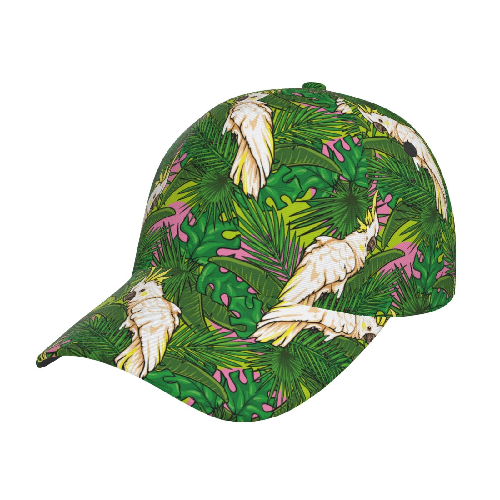 Baseball Cap, Cute Cartoon Cockatoo Parrot White Sun Hats For Men Women ...