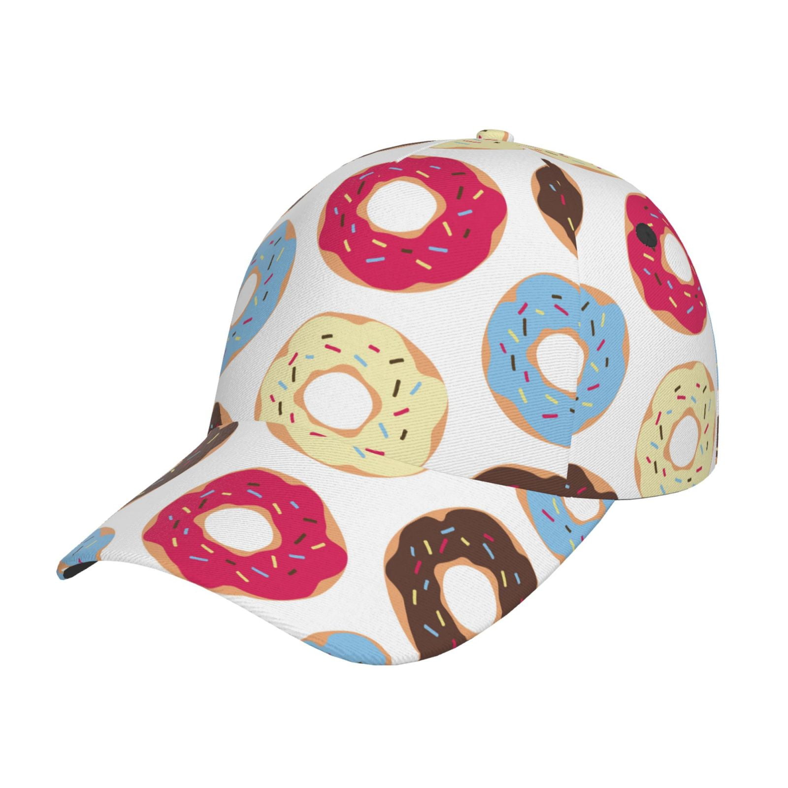 Baseball Cap, Cute Cartoon Donut Print Hats For Men Women Low Profile ...