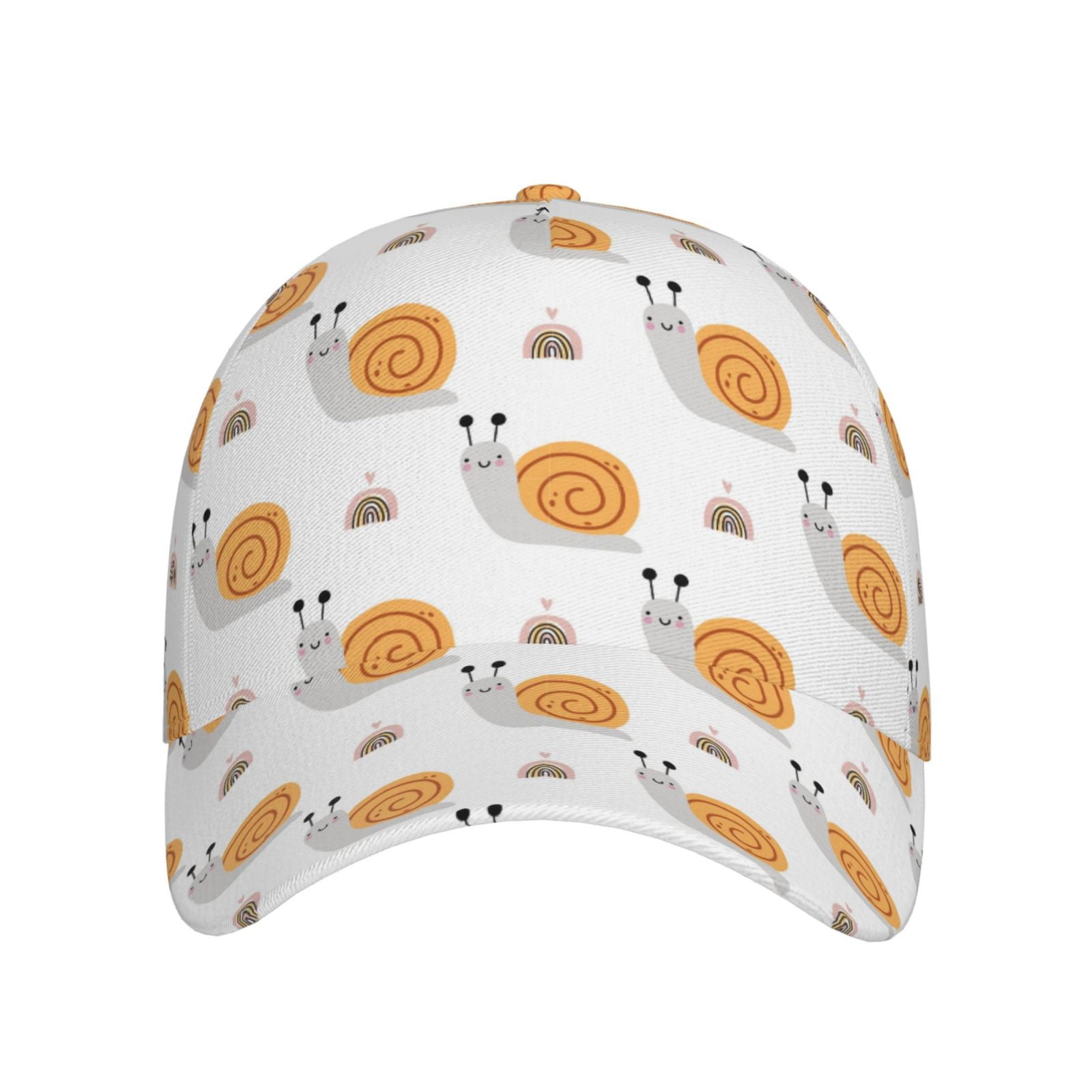 Baseball Cap, Cute Cartoon Snail Pattern Trucker Hats Women Dad Hat For ...
