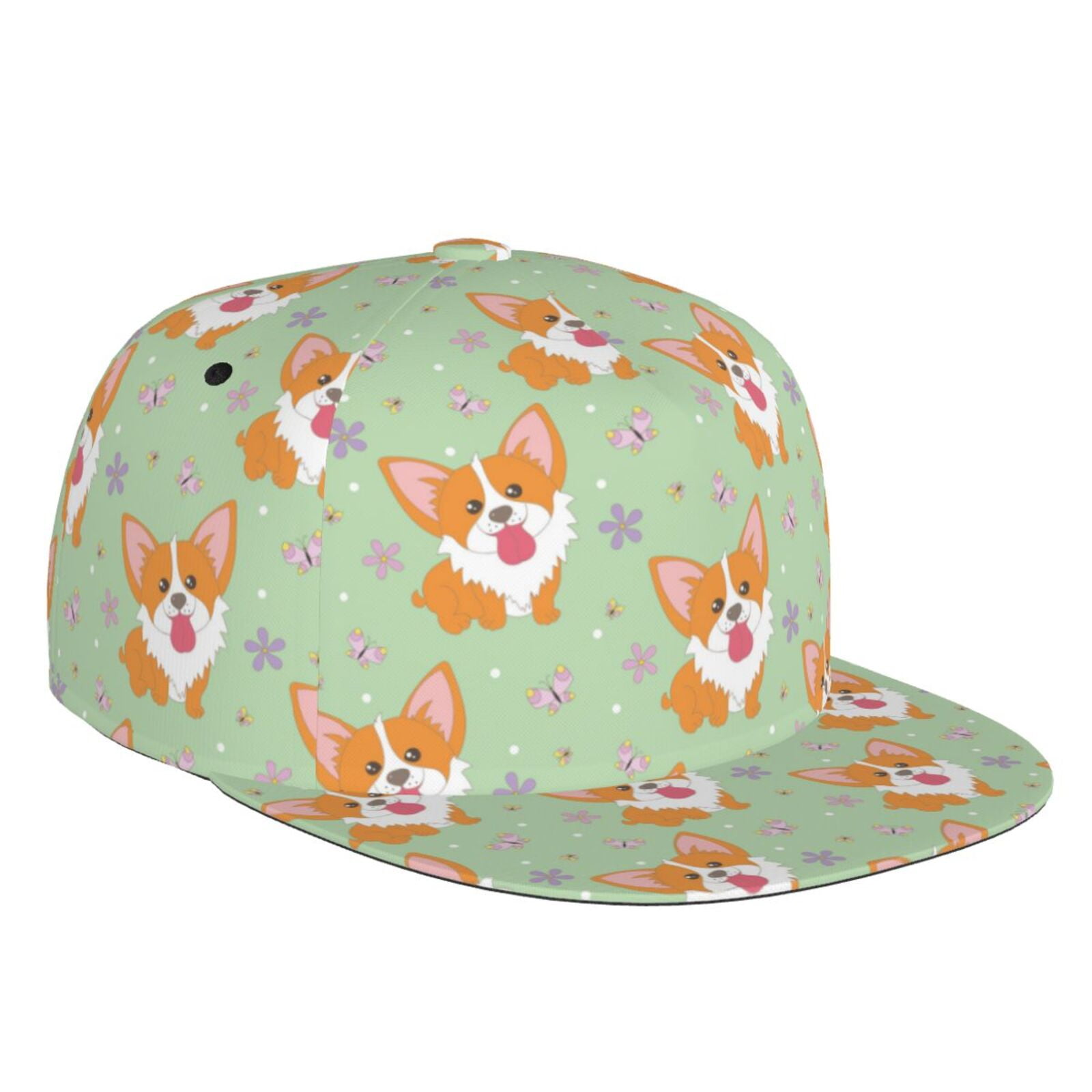 Baseball Cap - Cute Corgi Dog Funny Butterfly Hats for Men/Women Low ...