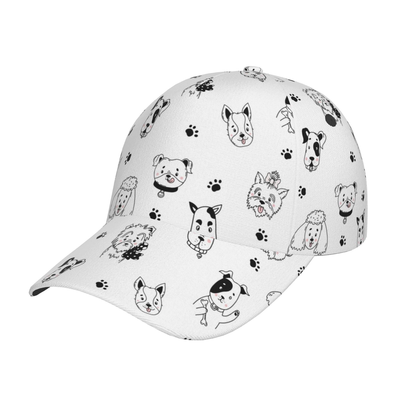Baseball Cap, Cute Dog Puppy Happy Hats For Men Women Low Profile ...