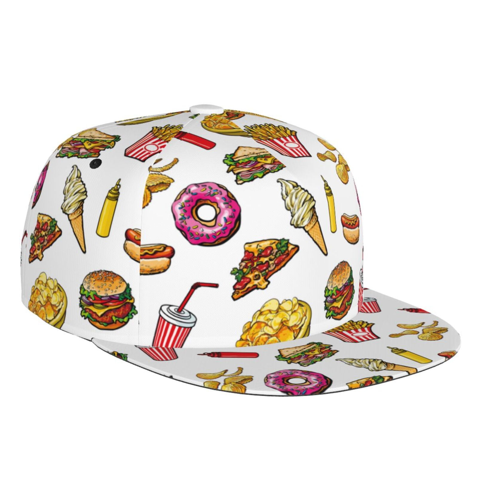 Baseball Cap - Cute Food Ketchup Potato Chips Hats for Men/Women Low ...