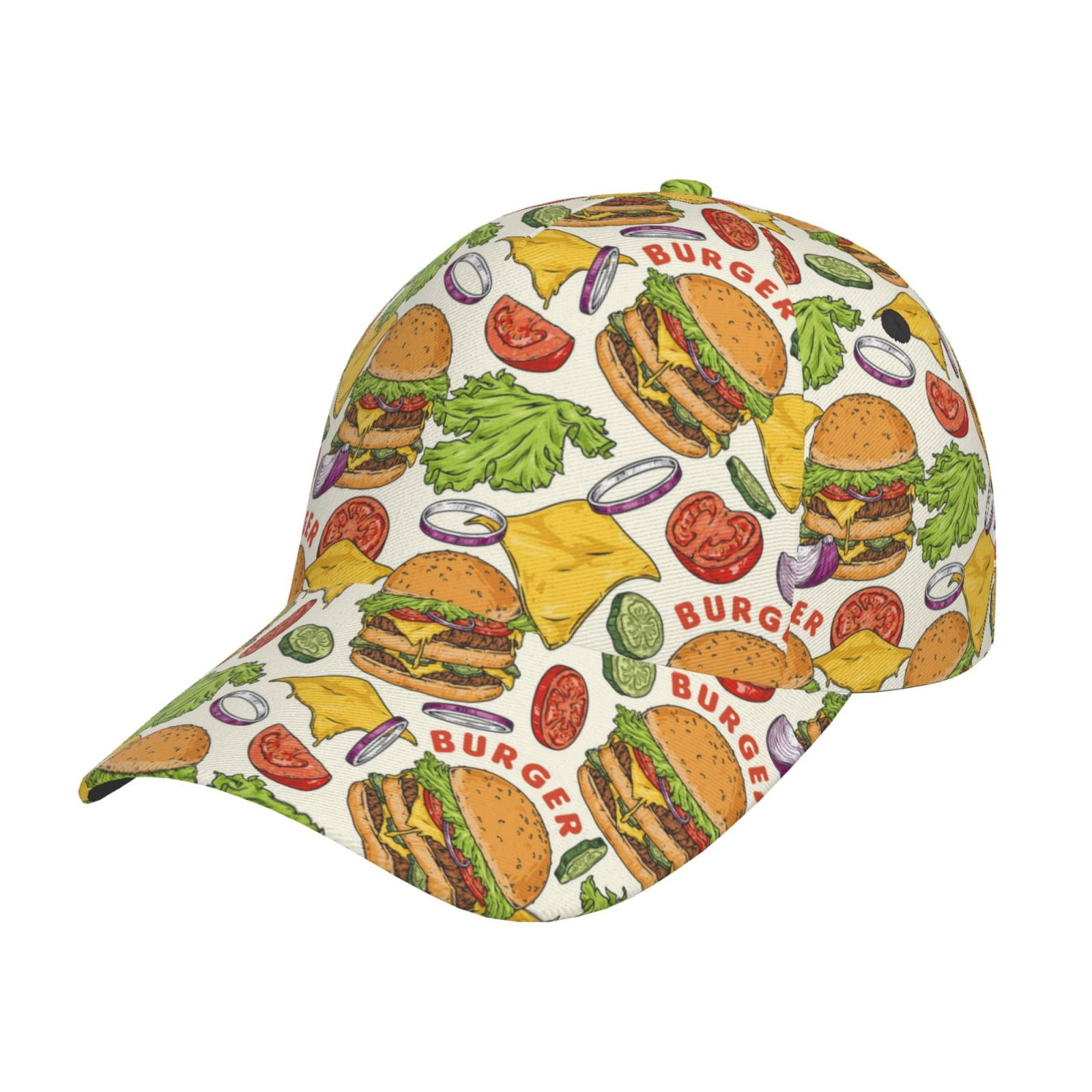 Baseball Cap - Cute Food Vegetable Cheese Adjustable Size Hats For Men ...