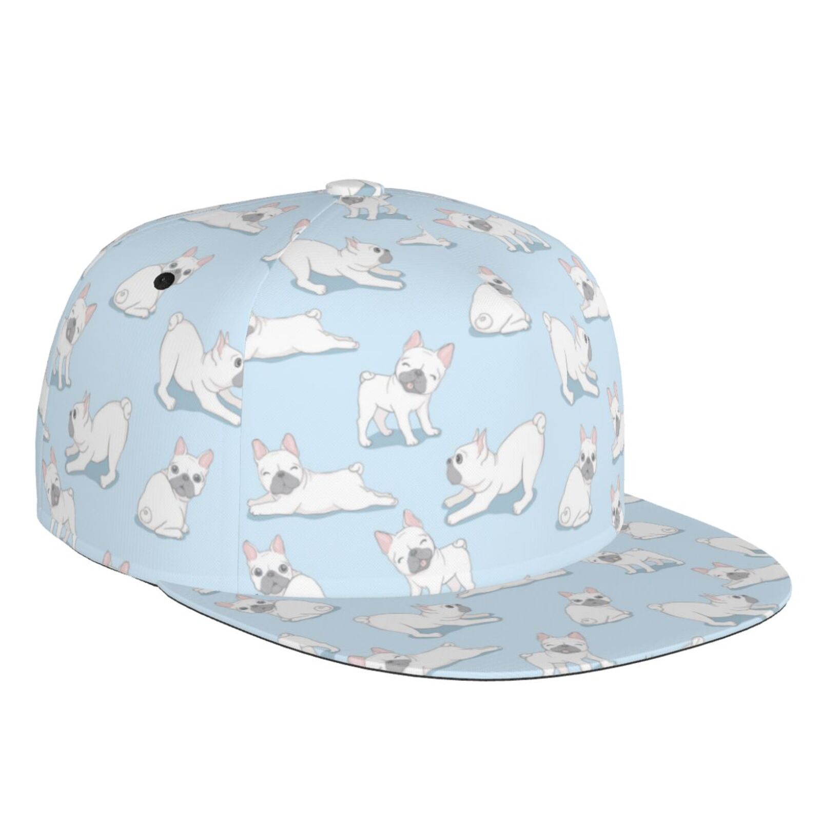 Baseball Cap - Cute French Bulldog Blue Hats for Men/Women Low Profile ...