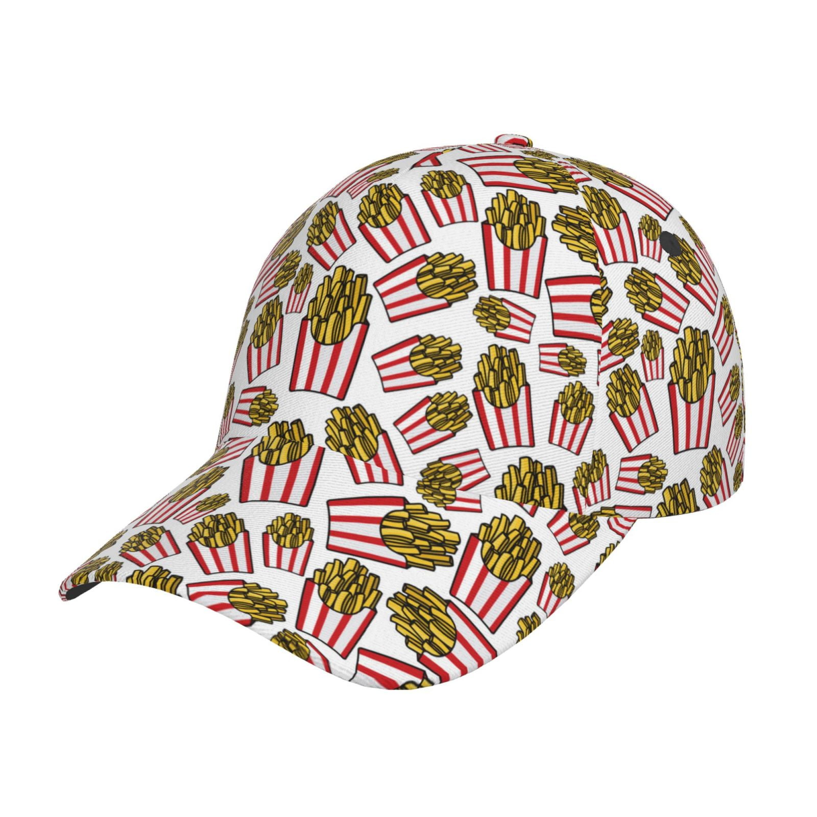Baseball Cap, Cute Fries Line Sun Hats For Men Women, Adjustable Golf ...