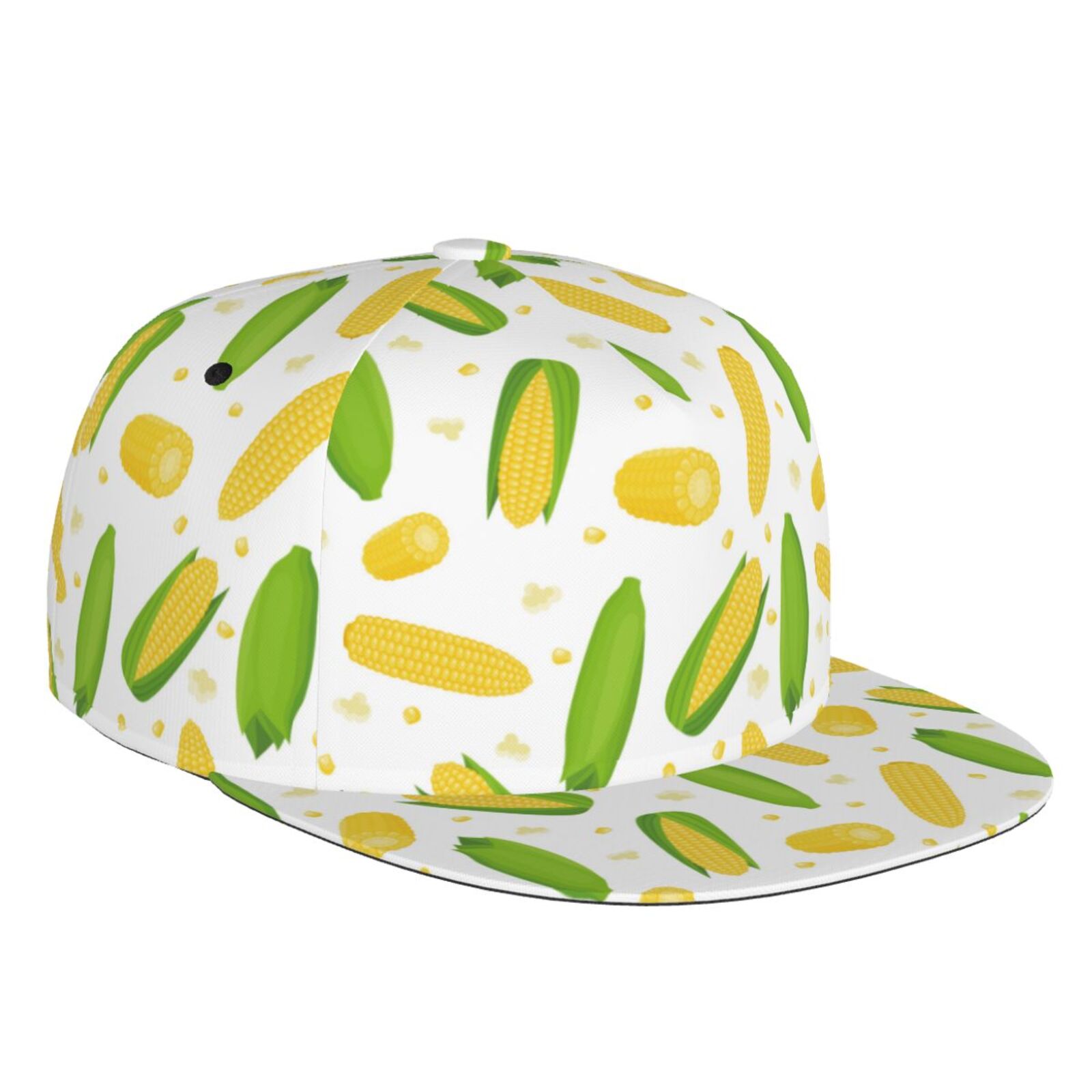 Baseball Cap Cute Full Corn Flat Brim Hats for Men and Women ...