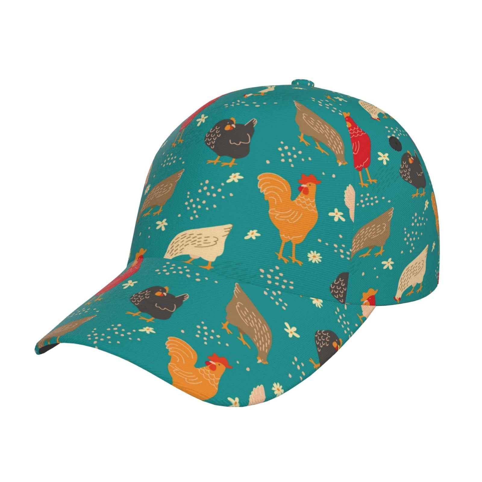Baseball Cap - Cute Hens And Rooster Hats for Men Women Low Profile ...