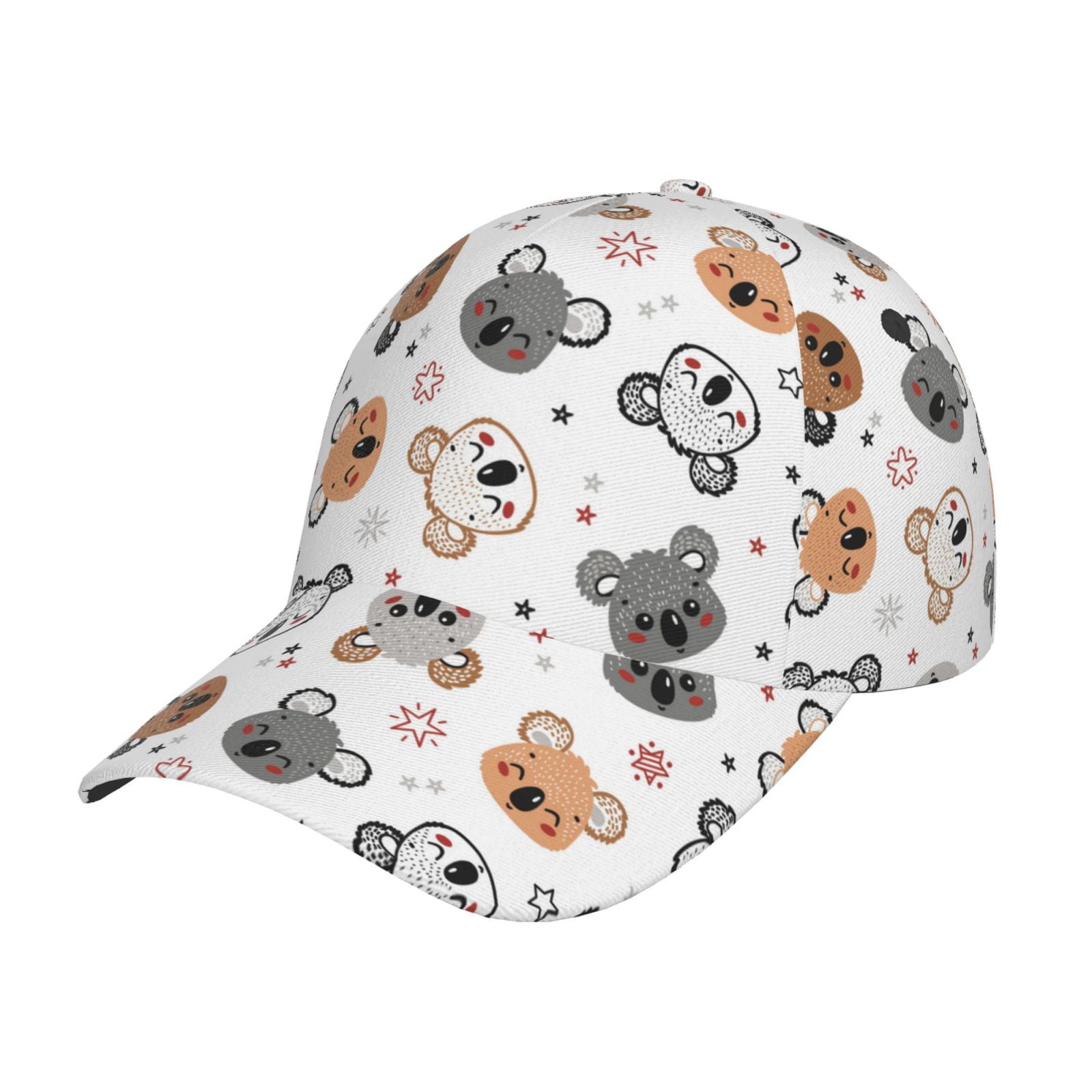 Baseball Cap, Cute Koala Stars Doodle Hats For Men Women Low Profile ...