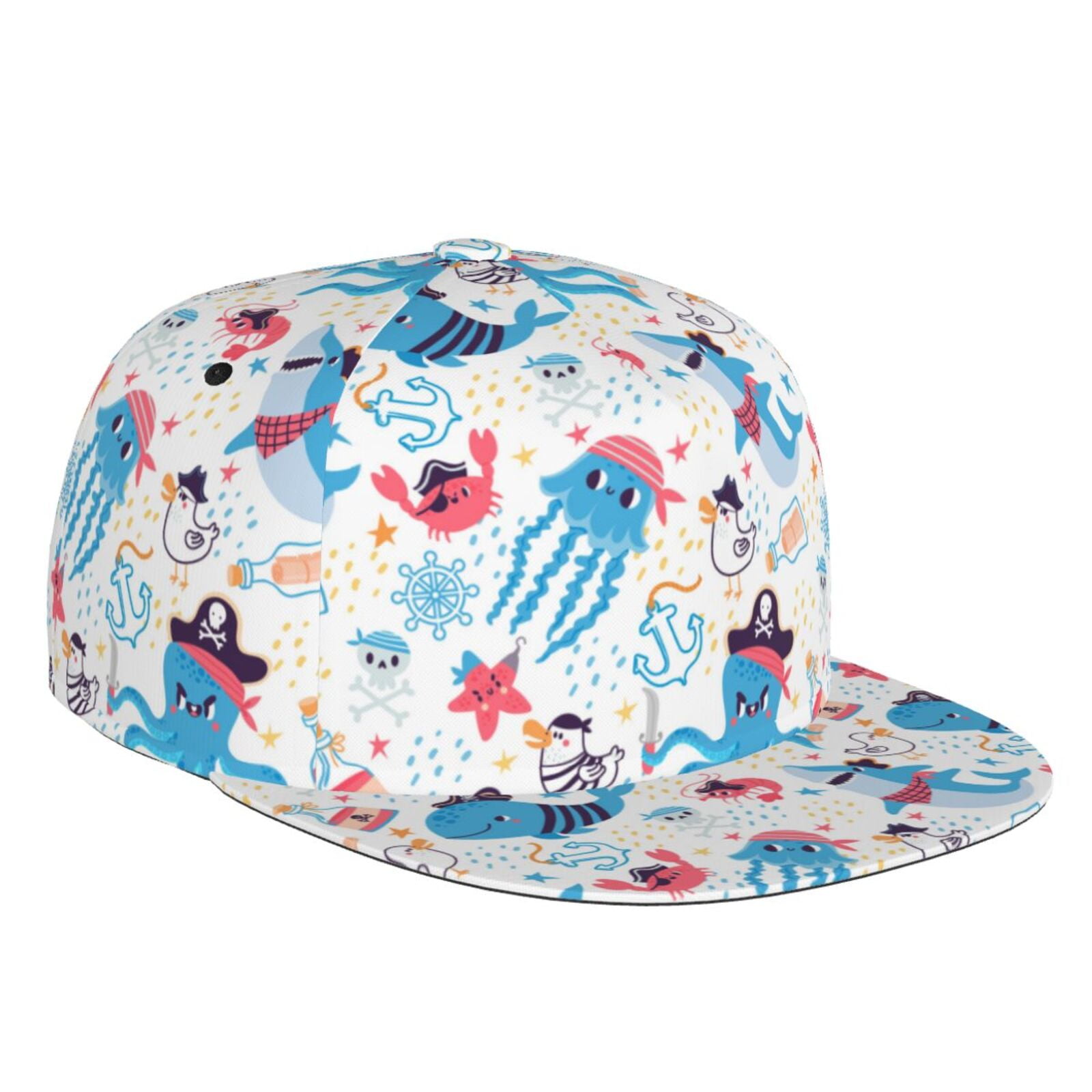 Baseball Cap - Cute Pirate Shark Whale Octopus Hats for Men/Women Low ...