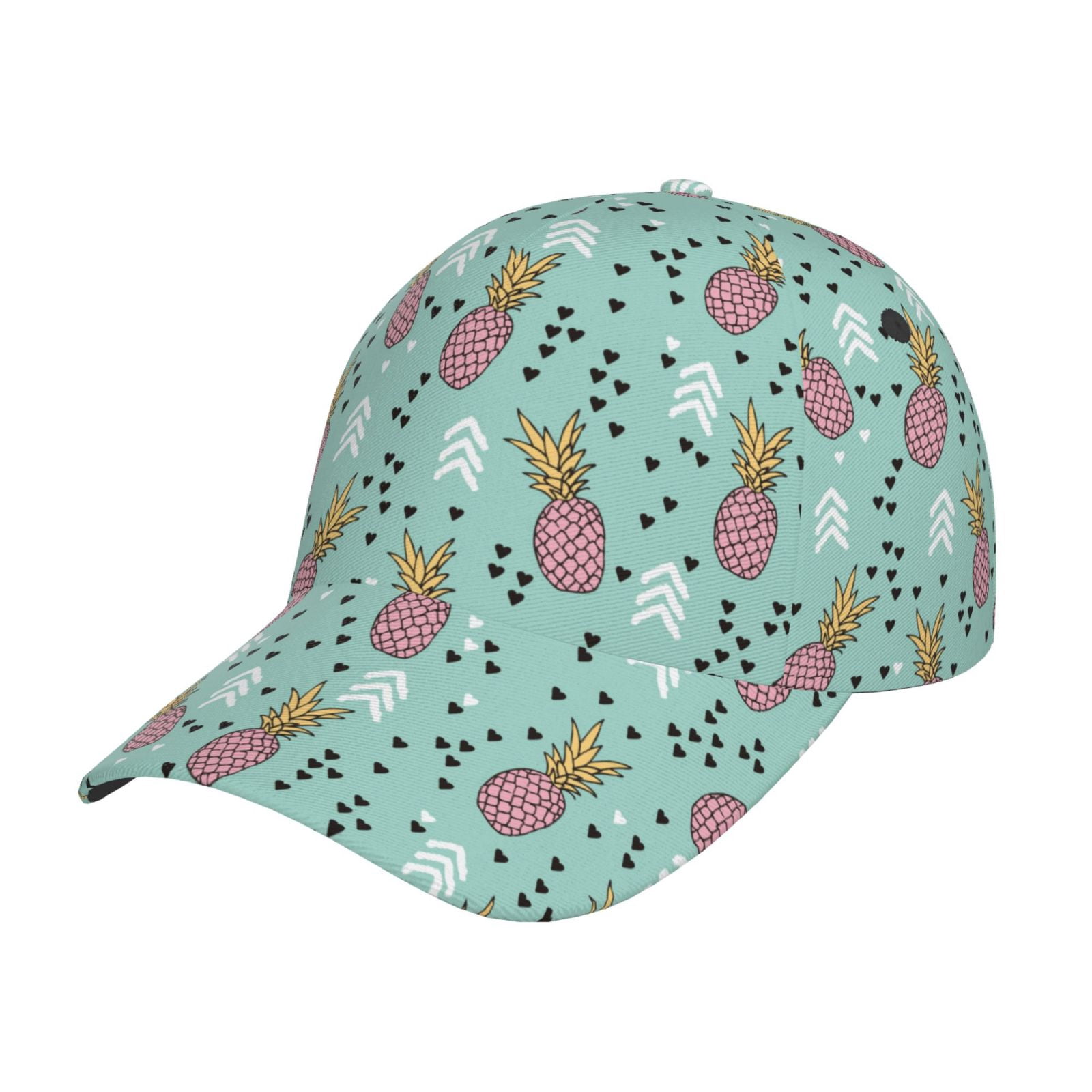 Baseball Cap - Cute Purple Pineapple Love Adjustable Size Hats For Men ...