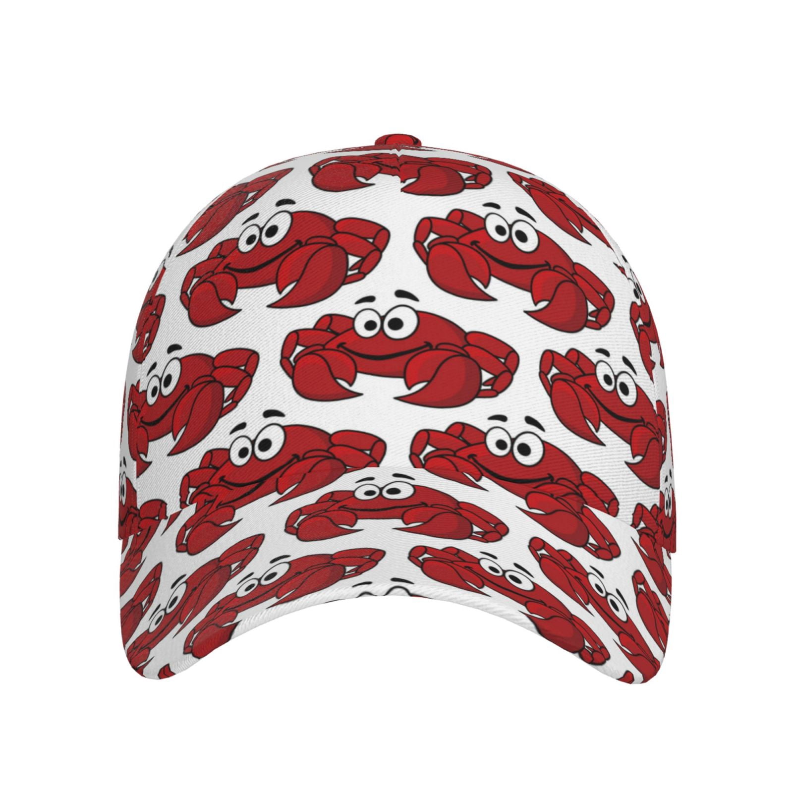 Baseball Cap, Cute Red Crab Trucker Hats Women Dad Hat For Workouts ...