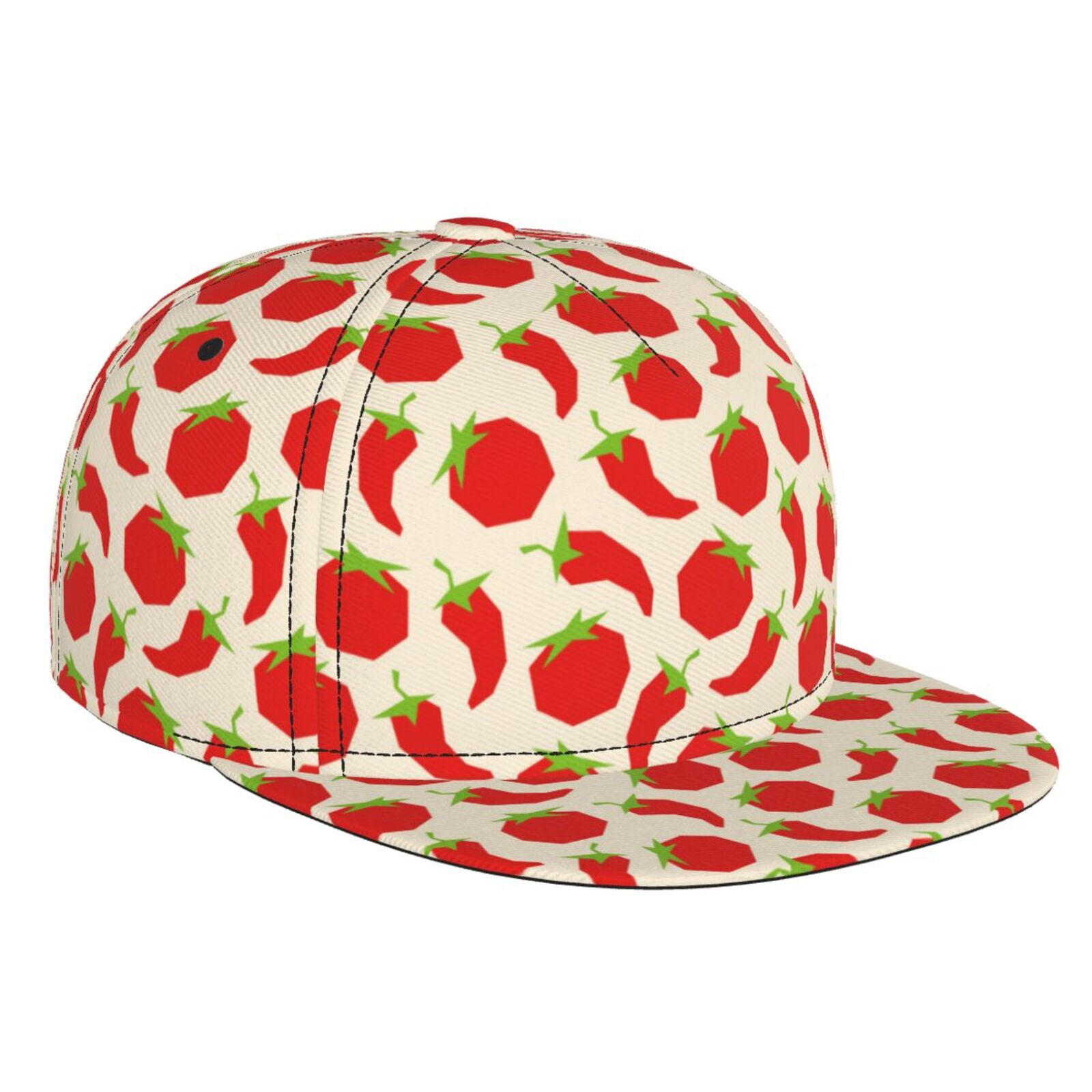 Baseball Cap - Cute Red Tomato Pepper Hats for Men/Women Low Profile ...