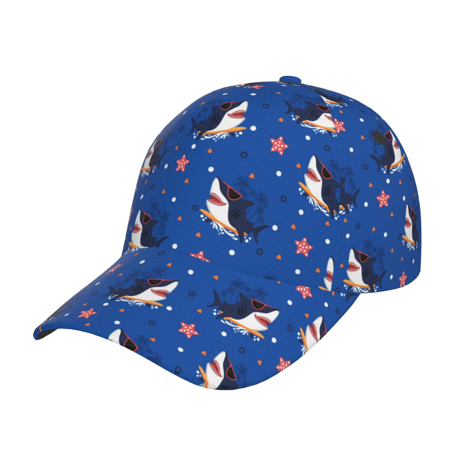 Baseball Cap - Cute Shark Cartoon Hats for Men Women Low Profile ...