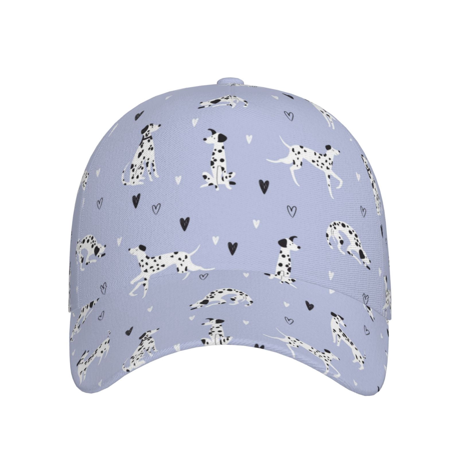 Baseball Cap, Cute Spotted Dog Puppy Trucker Hats Women Dad Hat For ...