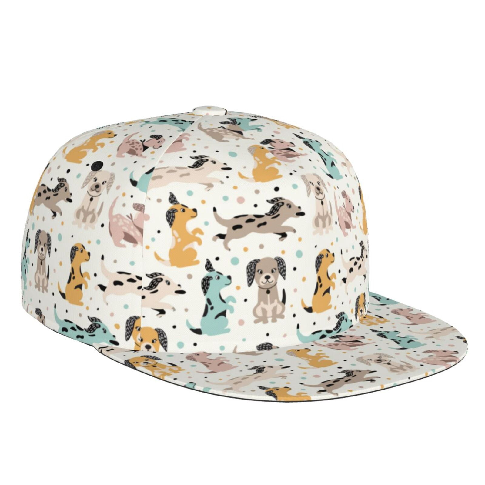 Baseball Cap - Cute Spotted Dog colorful Hats for Men/Women Low Profile ...