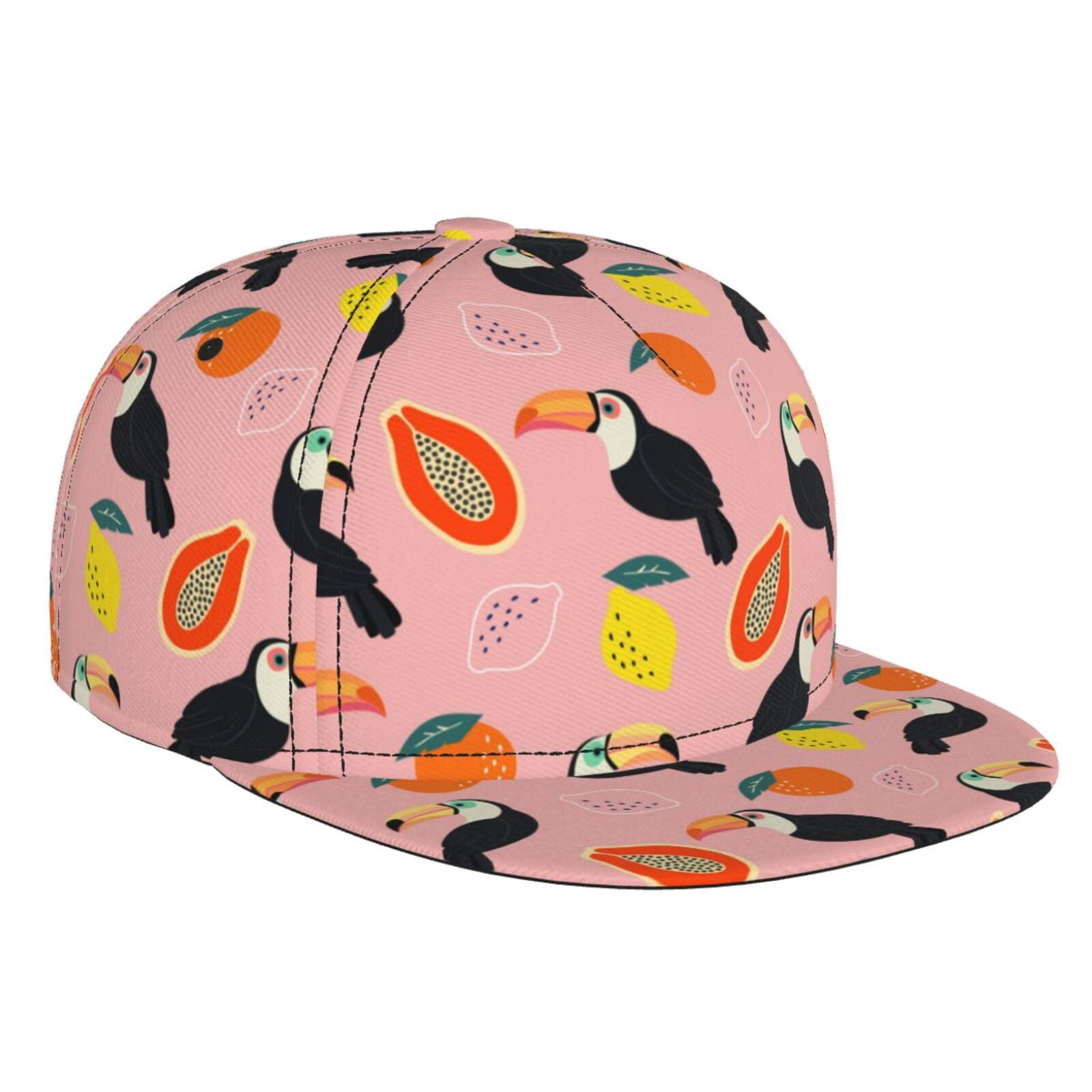 Baseball Cap - Cute Toucan Lemon Papaya Orange Hats for Men/Women Low ...