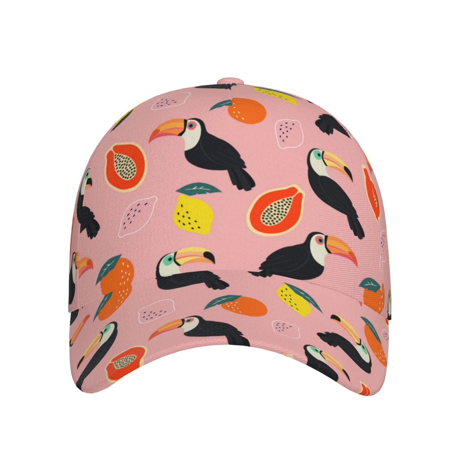 Baseball Cap, Cute Toucan Lemon Papaya Orange Trucker Hats Women Dad ...