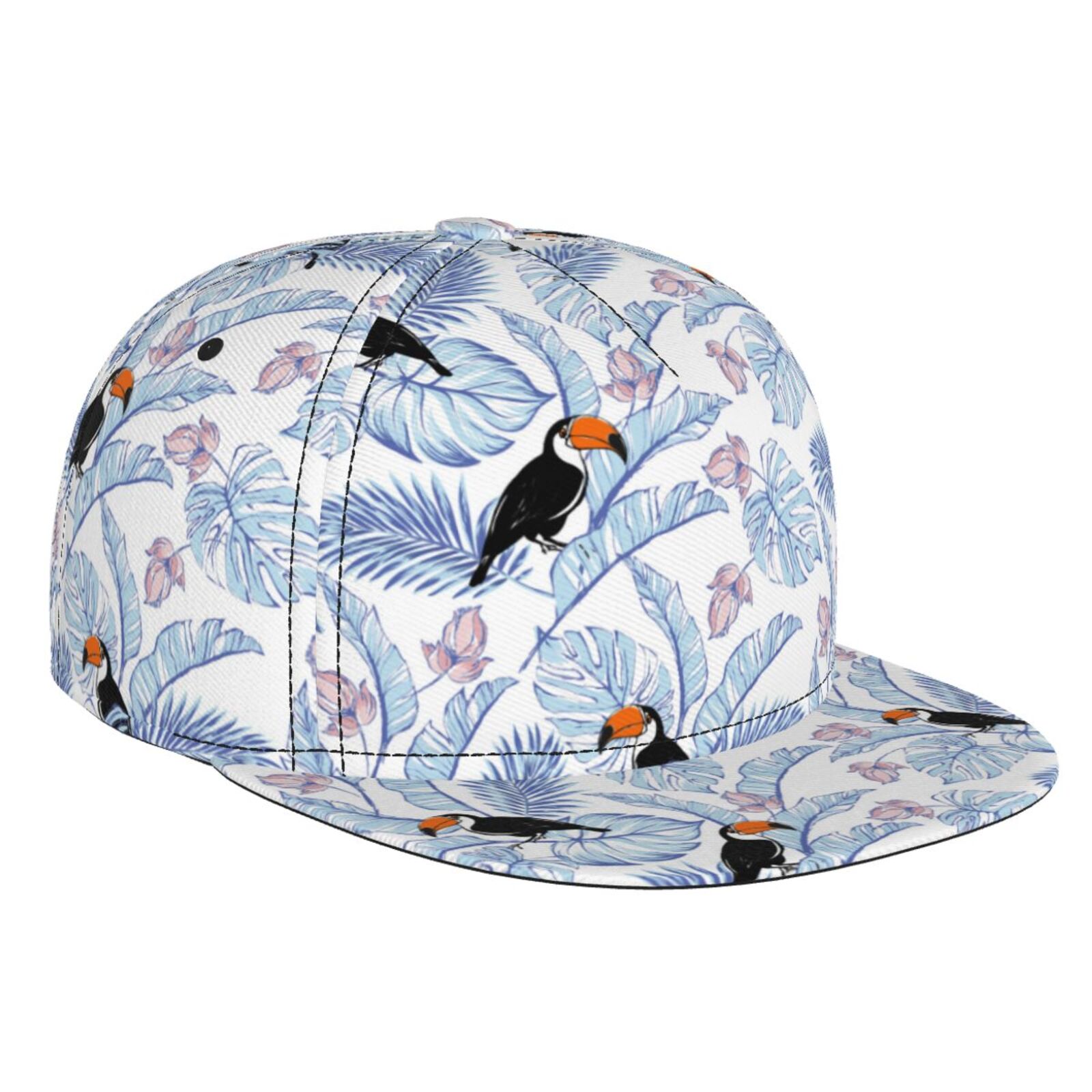 Baseball Cap - Cute Toucan Monstera Palm Leaves Hats for Men/Women Low ...
