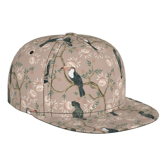 Baseball Cap - Cute Toucan Parrot Flower Hats for Men/Women Low Profile Adjustable Classic Dad ...