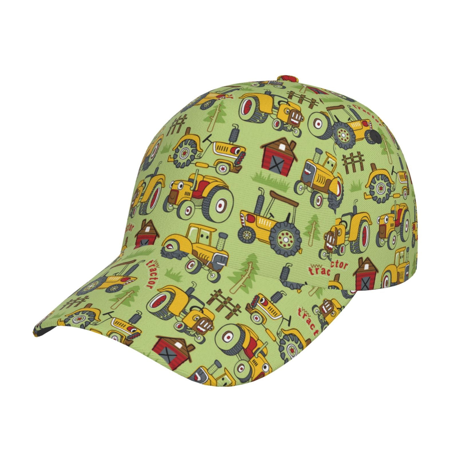 Baseball Cap - Cute Tractor Adjustable Size Hats For Men And Women, Dad ...