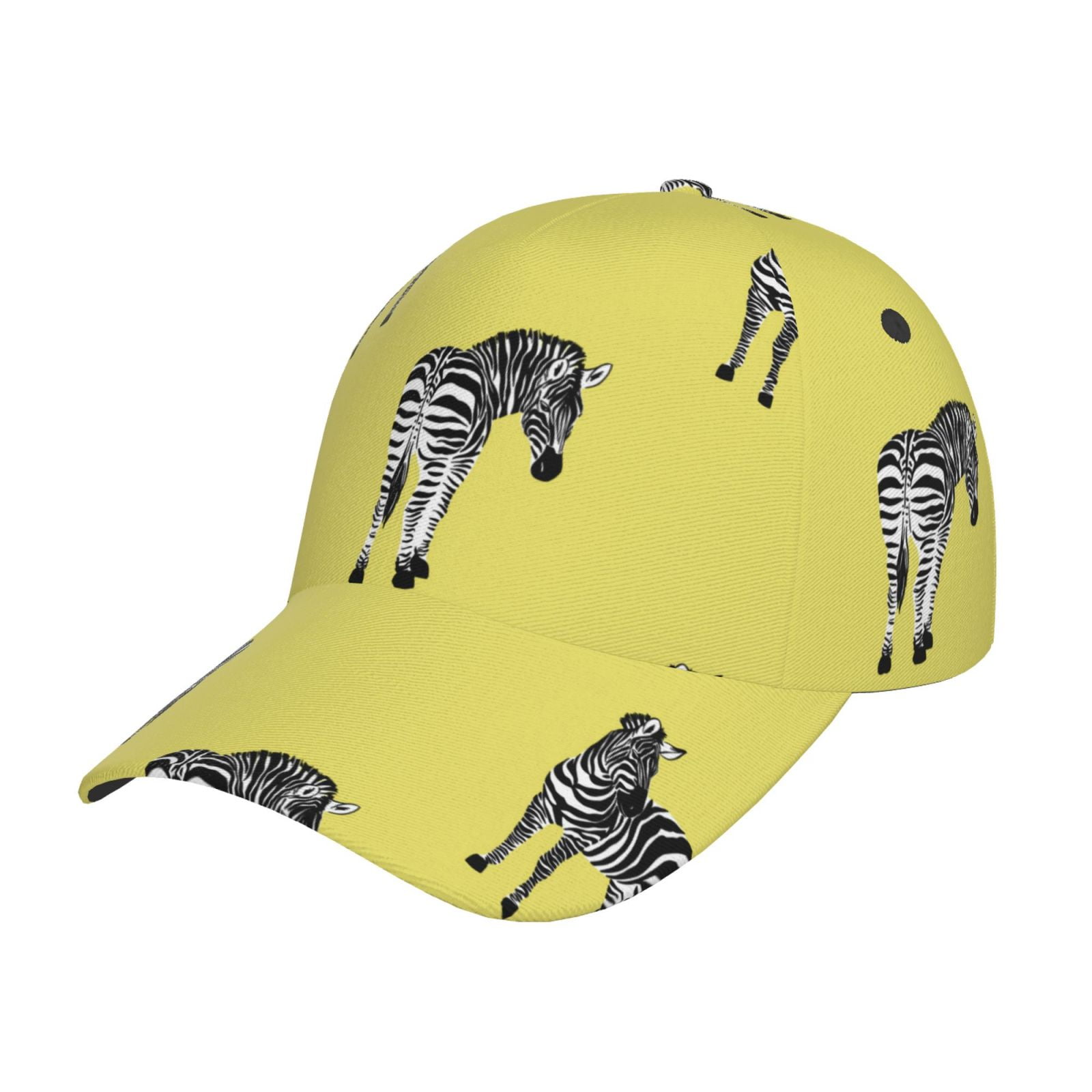Baseball Cap - Cute african zebra green Hats for Men Women Low Profile ...