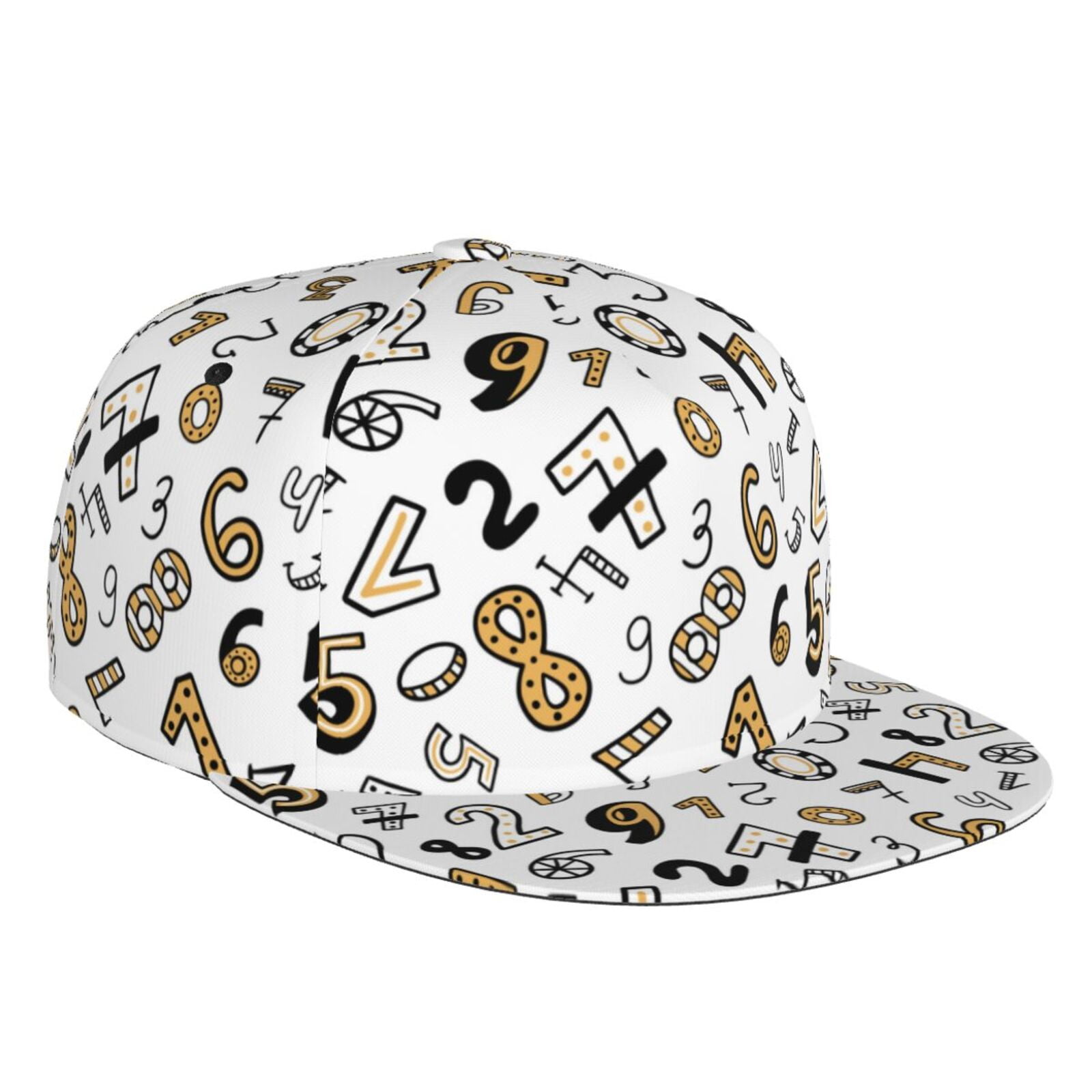 Baseball Cap - Cute math numbers Hats for Men/Women Low Profile ...