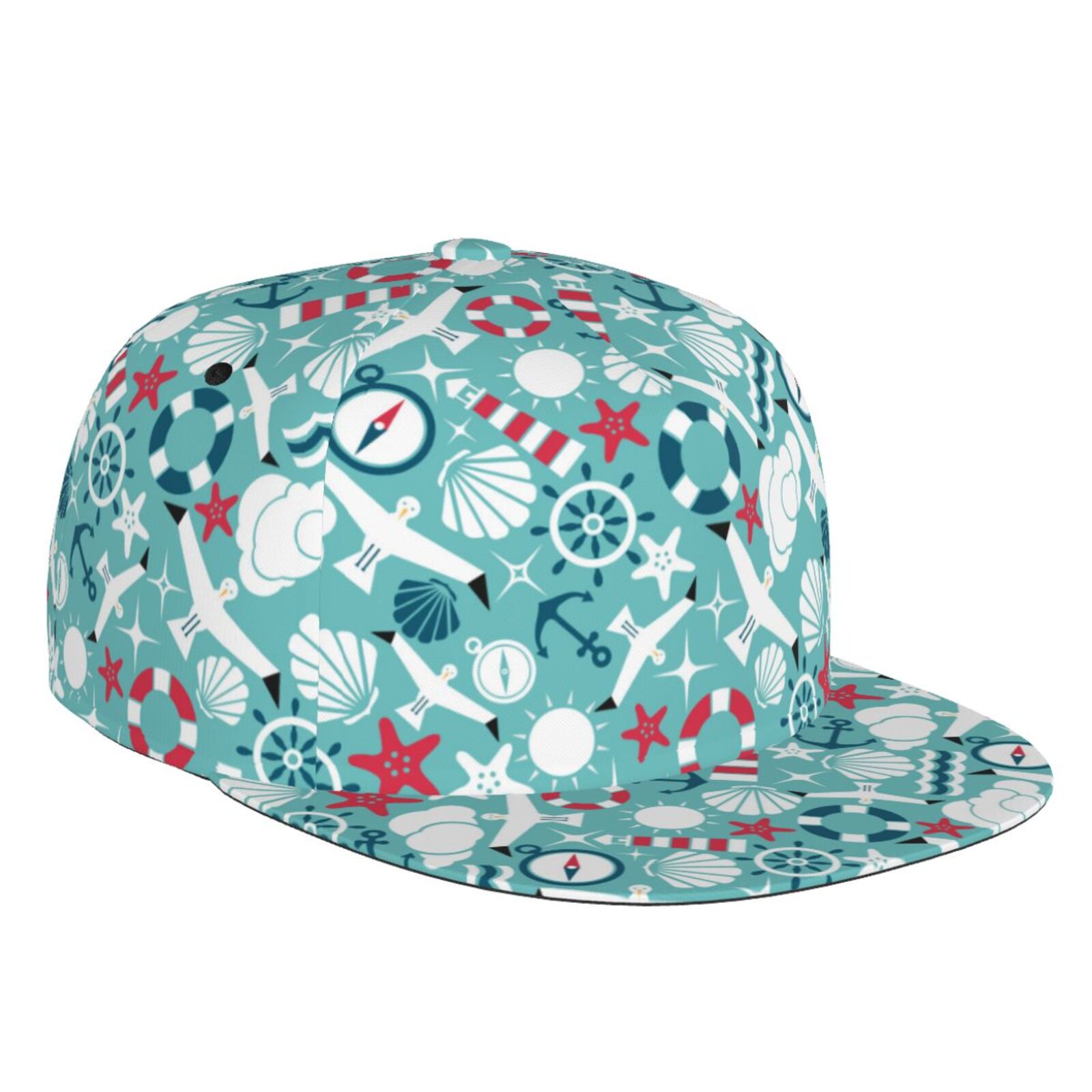 Baseball Cap - Cute seagull lighthouse starfish anchor Hats for Men ...
