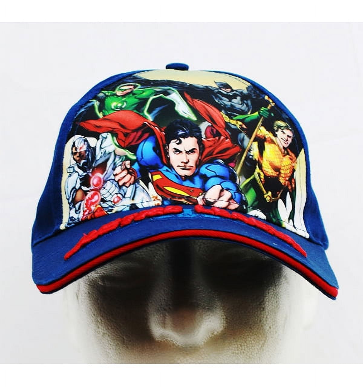 Baseball Cap - DC Comcis - Justice League Blue (Youth/Kids) New JL777 ...