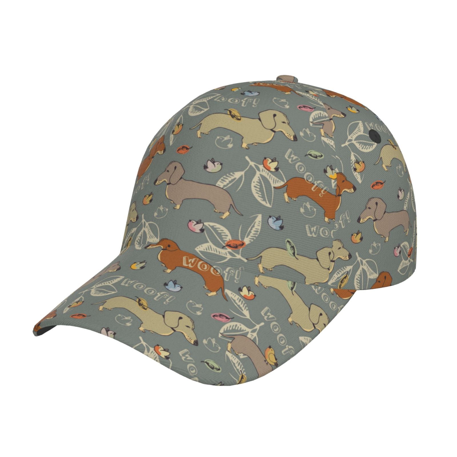 Baseball Cap - Dachshund Dog Puppy No.1009 Adjustable Size Hats For Men ...