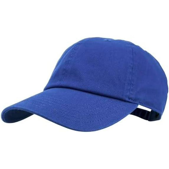 Baseball Cap Dad Hat 100% Cotton Polo Style Plain Blank Adjustable Size ...