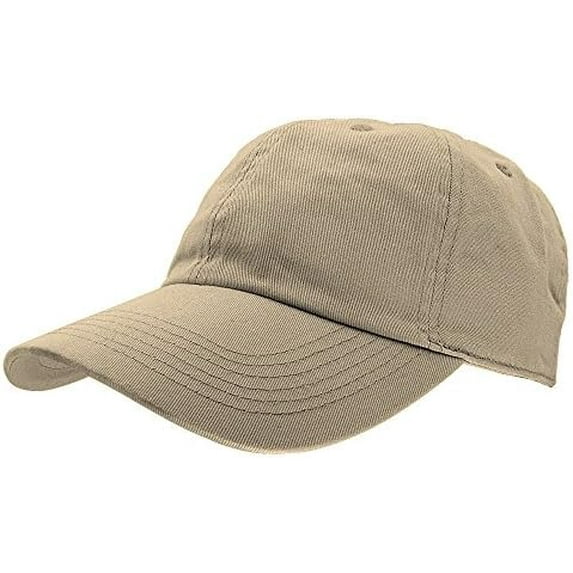 Baseball Cap Dad Hat 100% Cotton Polo Style Plain Blank Adjustable Size ...