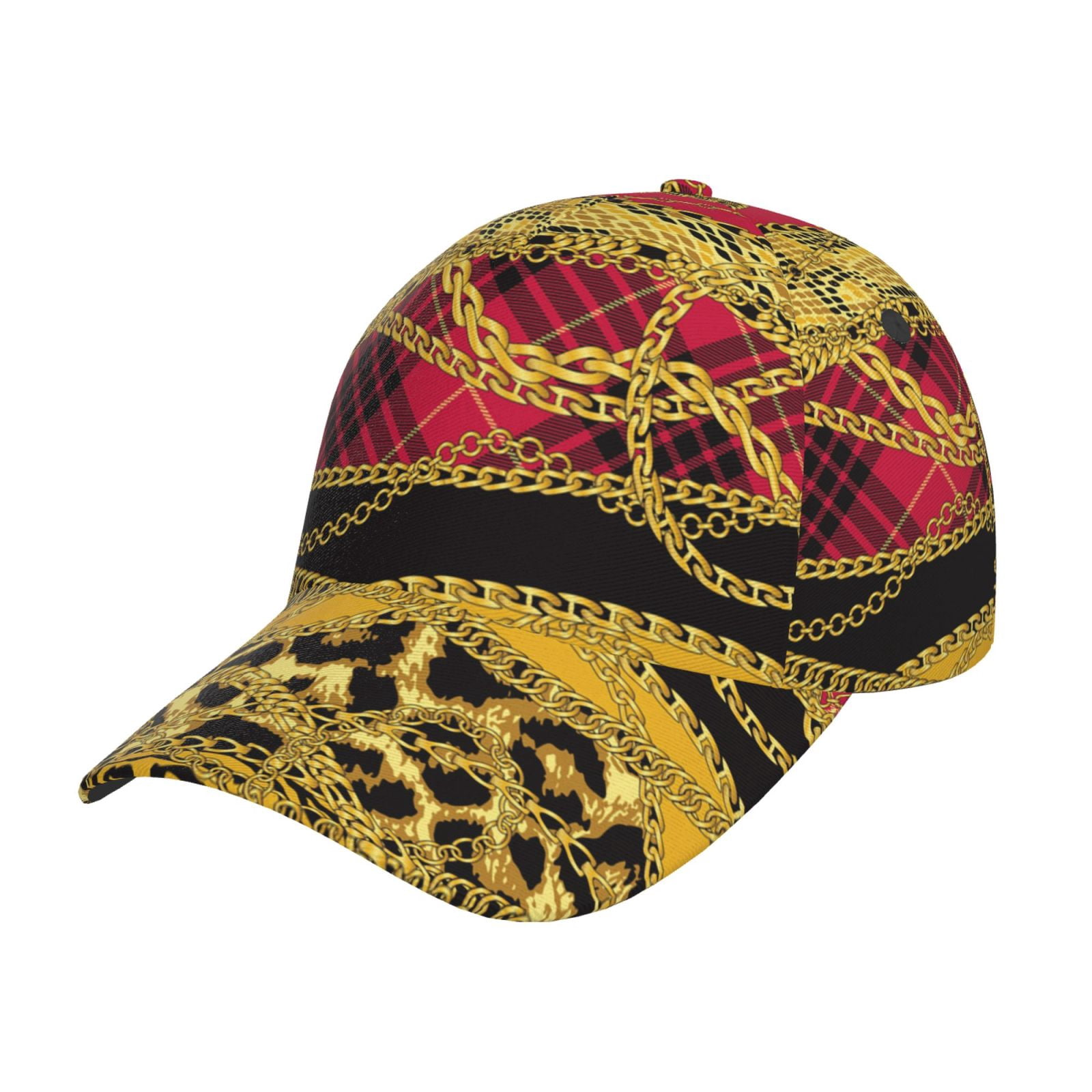 Baseball Cap Dad Hat Adjustable Trucker Hats Snapback Men Women, Gold ...