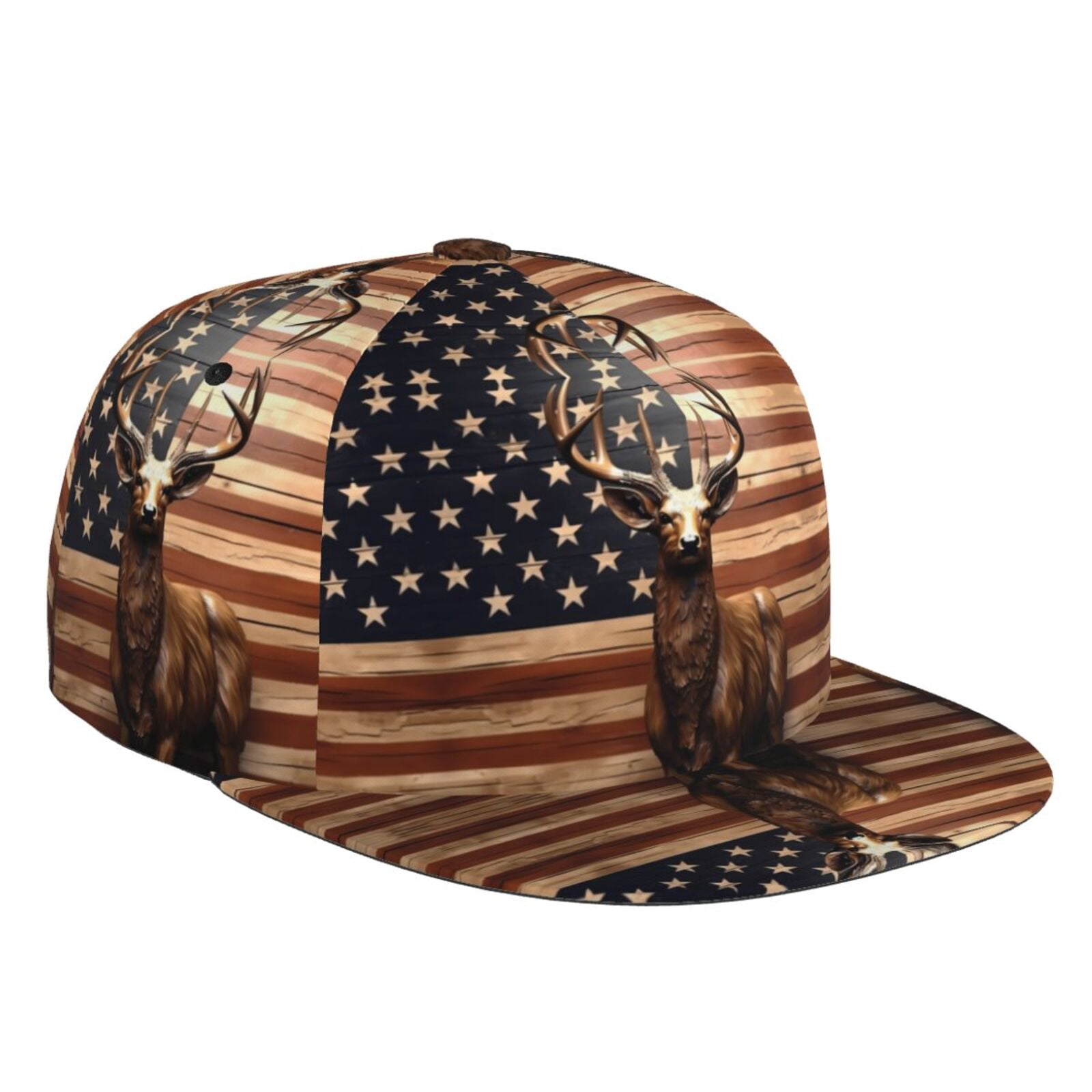 Baseball Cap - Deer American Flag Vintage Hats for Men/Women Low ...