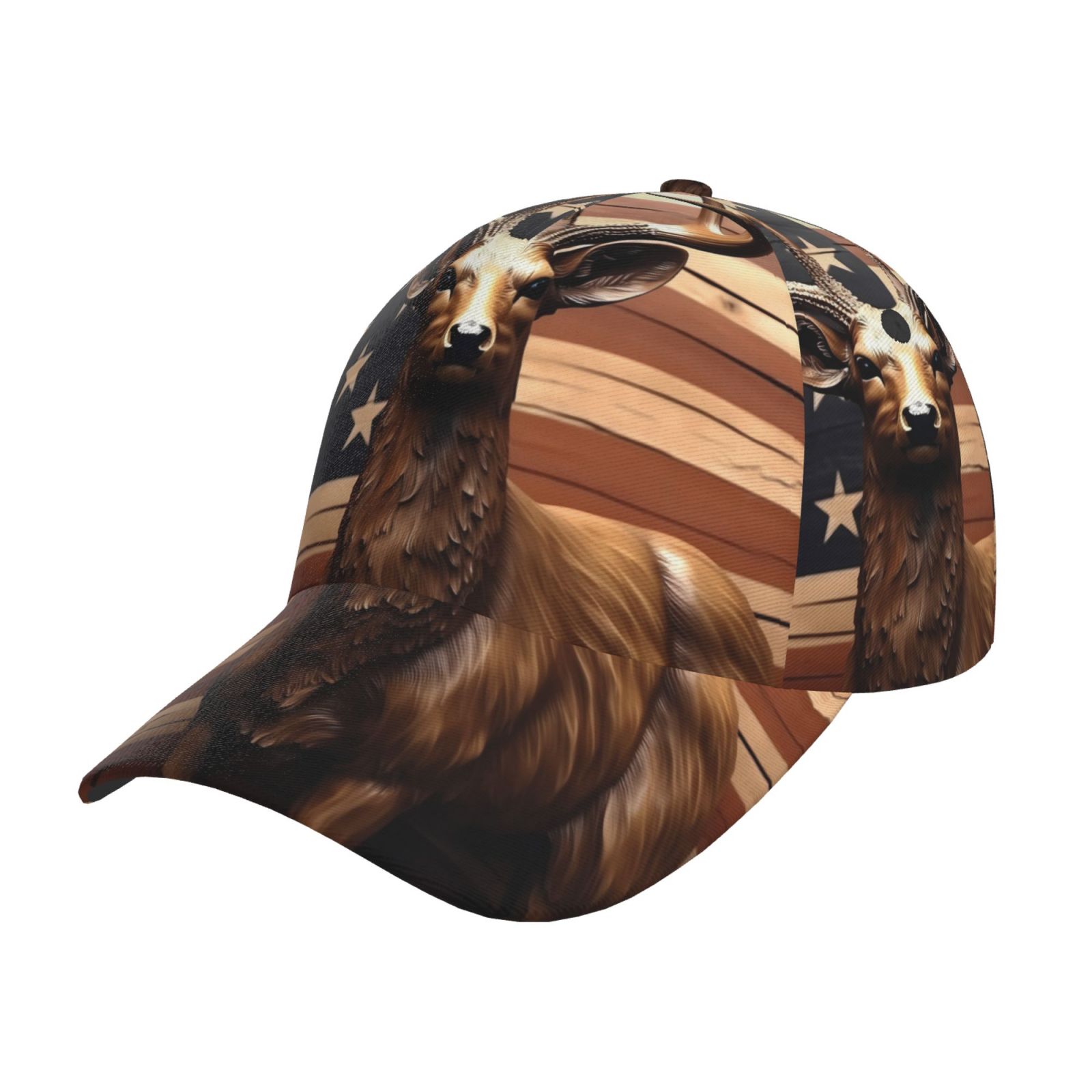 Baseball Cap, Deer American Flag Vintage Trucker Hats Women Dad Hat for ...