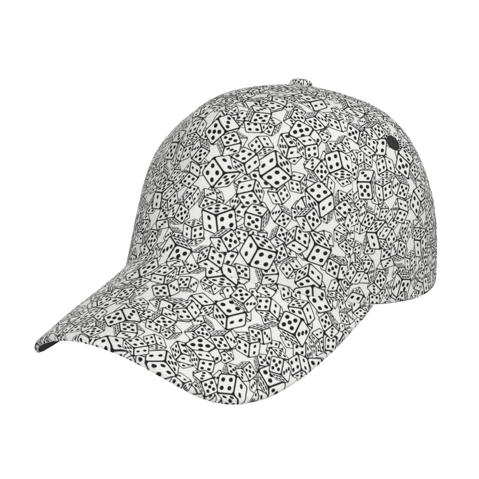 Baseball Cap - Dice Cubes Adjustable Size Hats for Men and Women, Dad ...