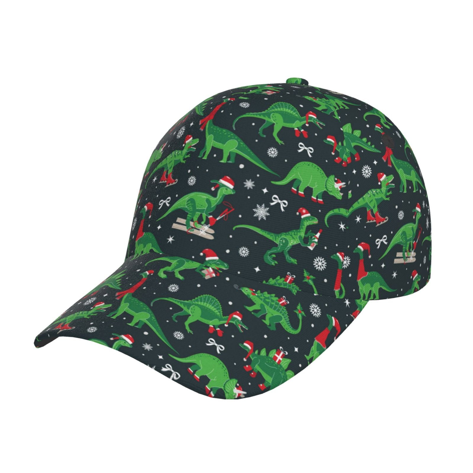 Baseball Cap - Dino Christmas Party Hats for Men Women Low Profile ...