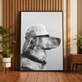 Baseball Cap Dog Golden Retriever Poster Unframed Paper Print - Walmart.com