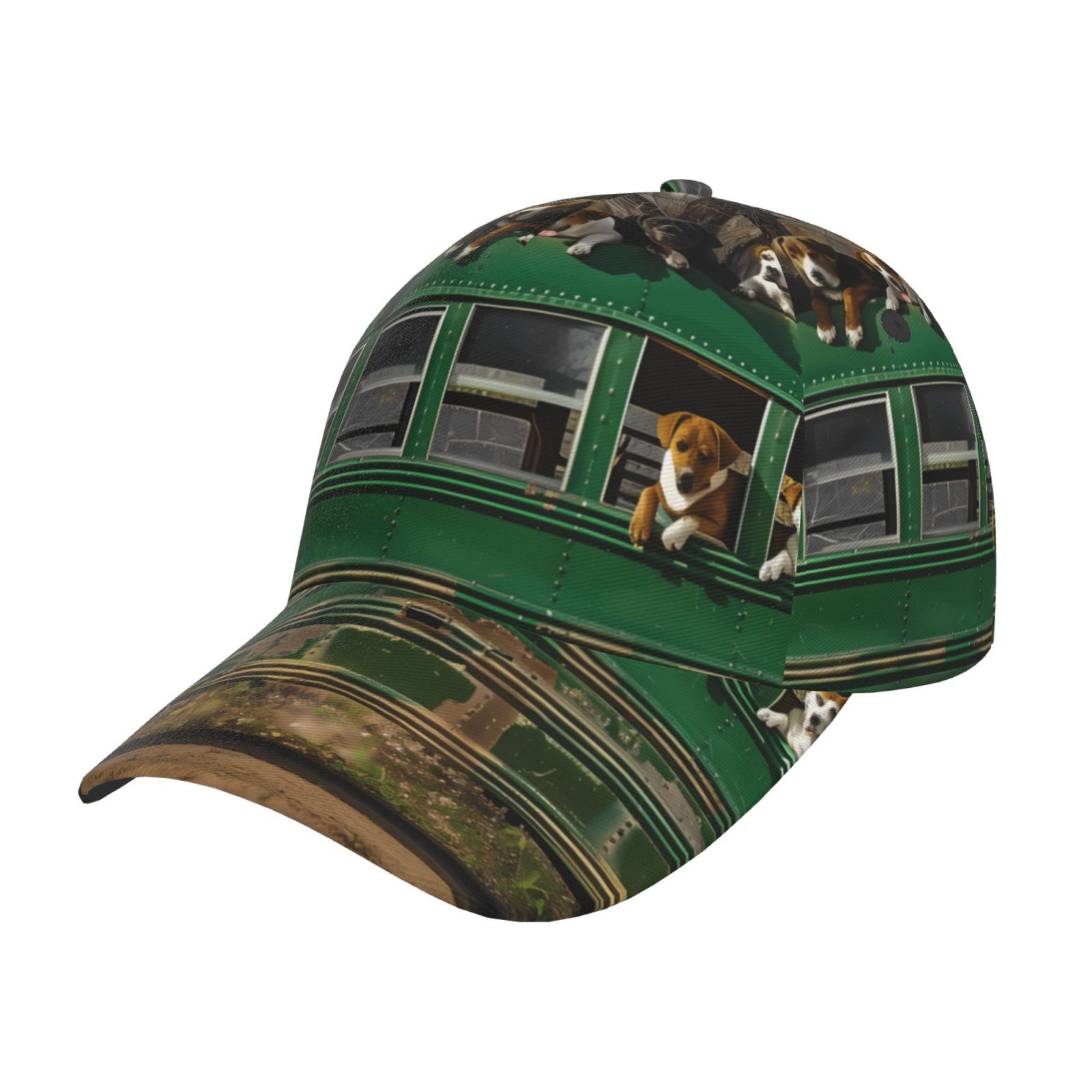 Baseball Cap - Dogs On A School Bus Hats for Men Women Low Profile ...