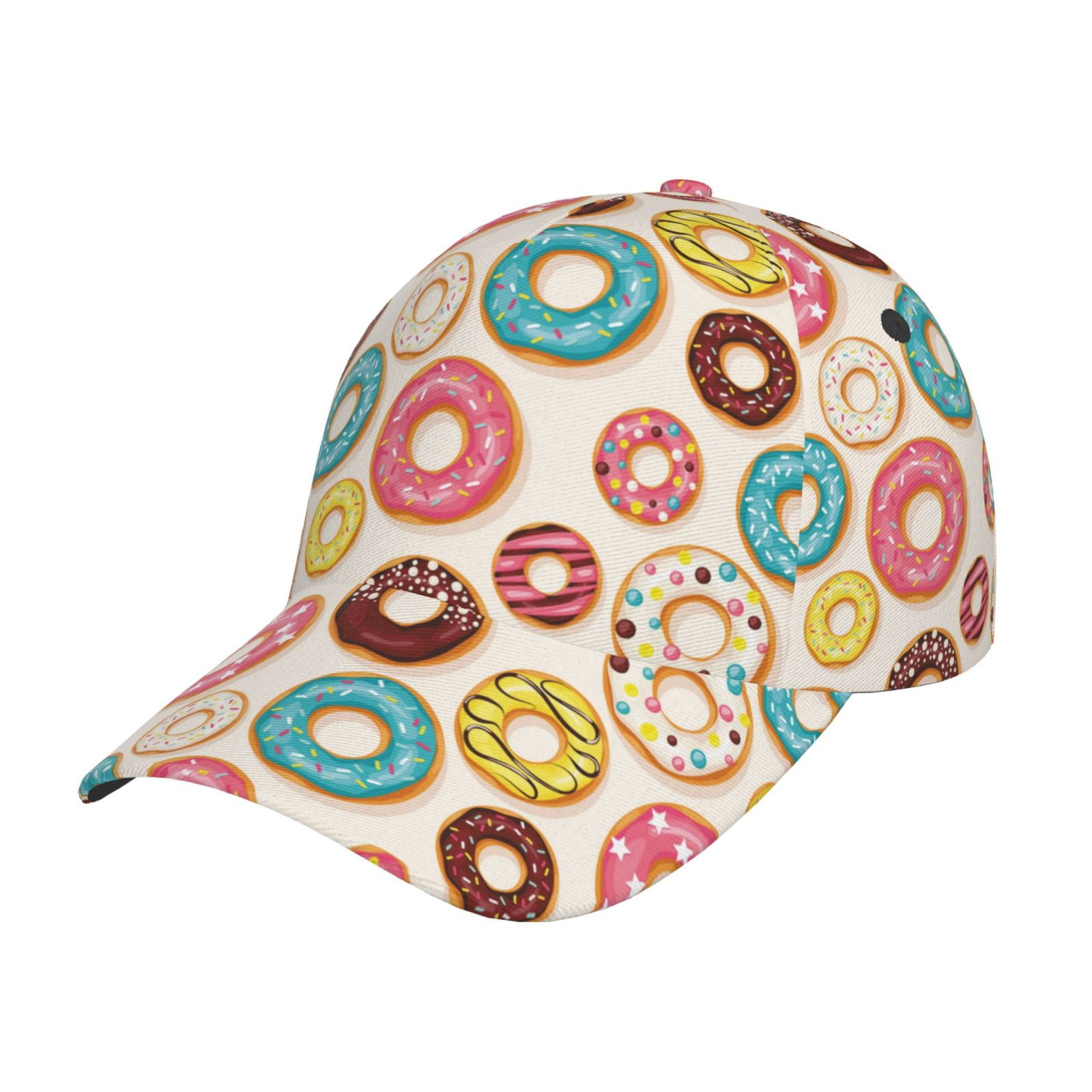 Baseball Cap, Donut Print No.9028 Hats For Men Women Low Profile ...