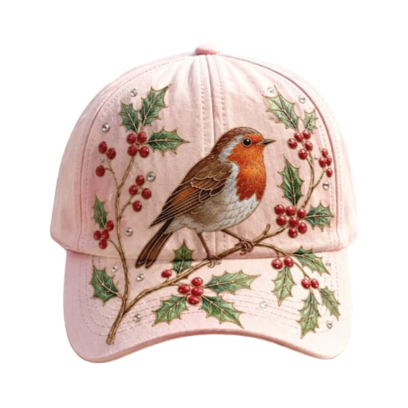 Baseball Cap with Dragonfly and Lotus Flower 2D Digital Print ...