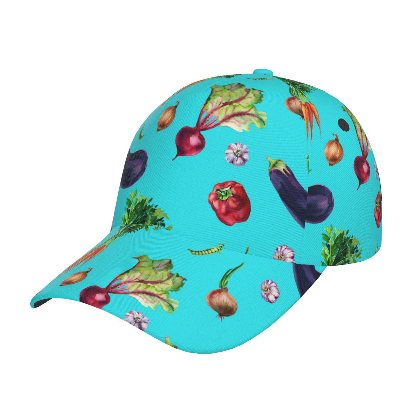 Baseball Cap, Eggplant Chilies Garlic Onion Hats For Men Women Low ...