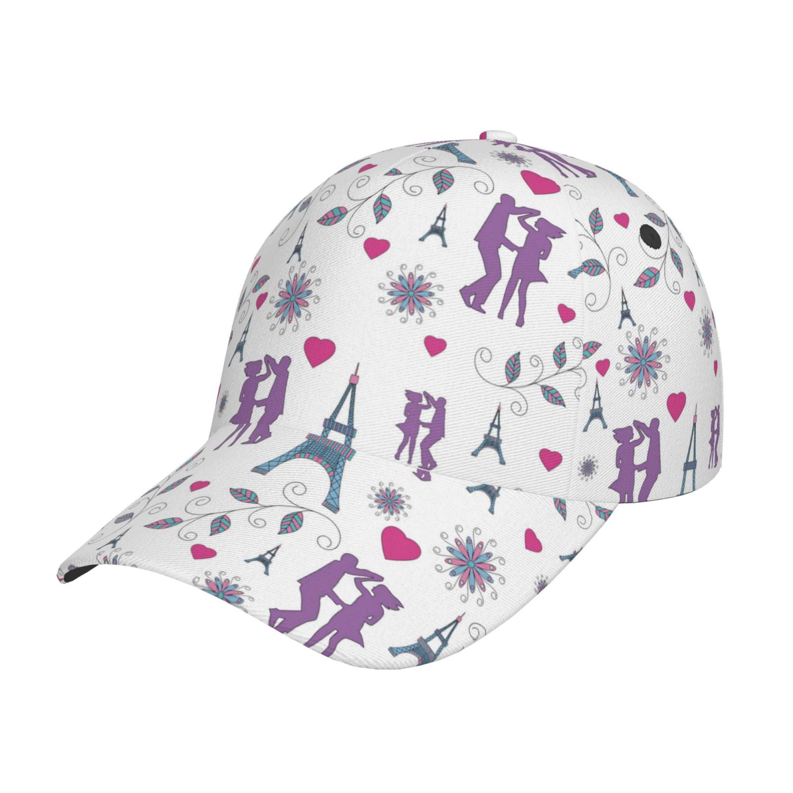 Baseball Cap - Eiffel Tower Dancing Adjustable Size Hats For Men And ...