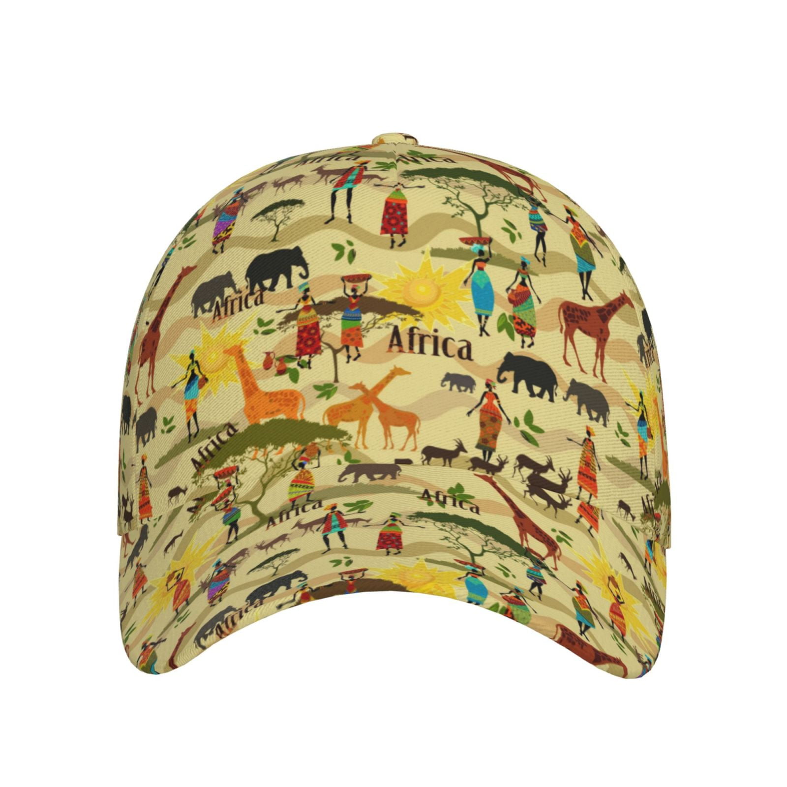 Baseball Cap, Elephant Giraffe Animal Trucker Hats Women Dad Hat For ...