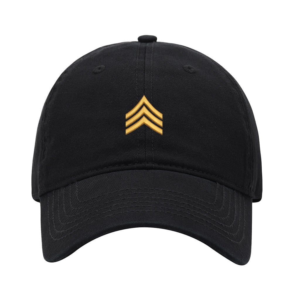 Baseball Cap Embroidered Hat for Army Rank Patch Sergeant Men's ...